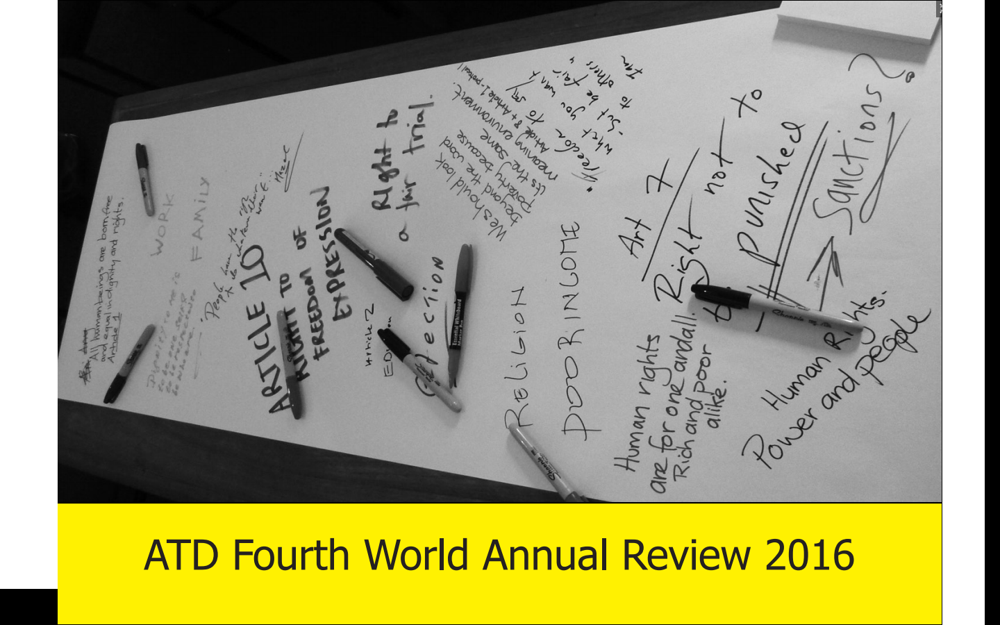 Annual Review 2016 - ATD Fourth World UK