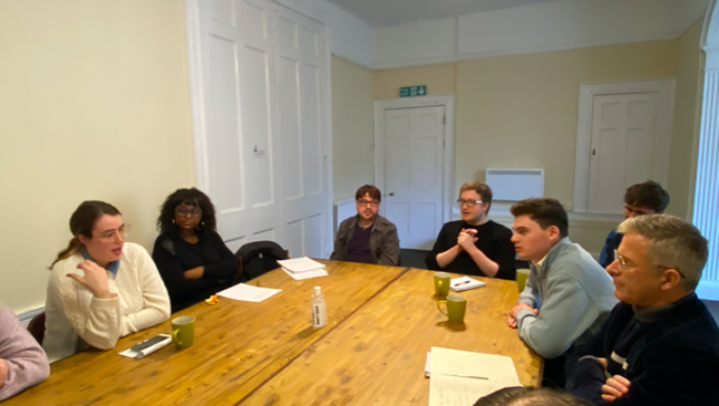 In discussion with the Poverty Strategy Commission